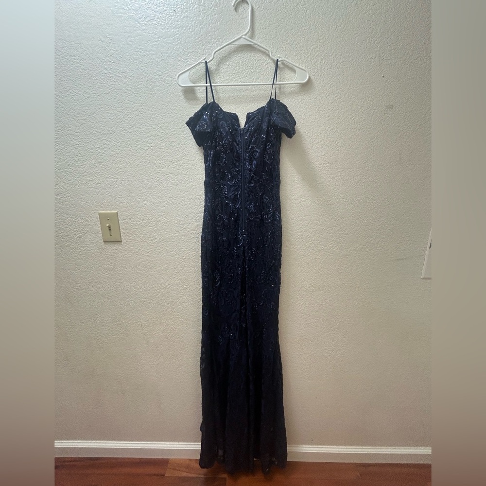 Midnight Blue Prom Dress - Gem